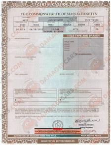 Massachusetts Car Title - How to transfer a vehicle, rebuilt or lost ...