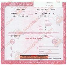 New Jersey Car Title - How to transfer a vehicle, rebuilt or lost titles.