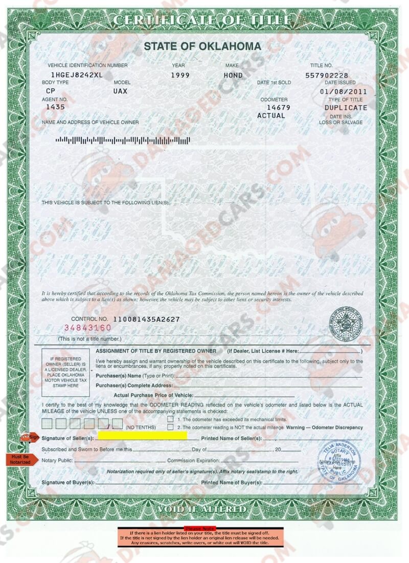 How To Figure Tax Title And License In Oklahoma at Mario Harrell blog